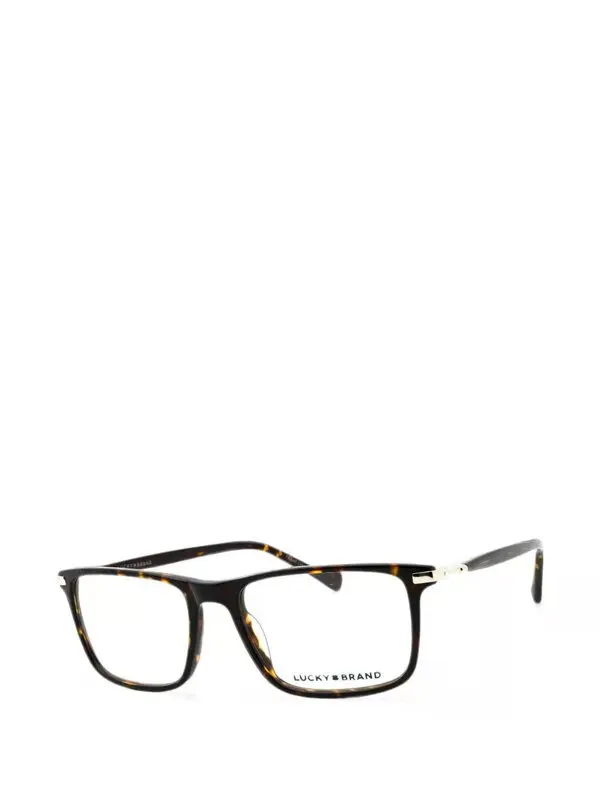 Lucky Brand Tortoiseshell Rectangle-frame Glasses