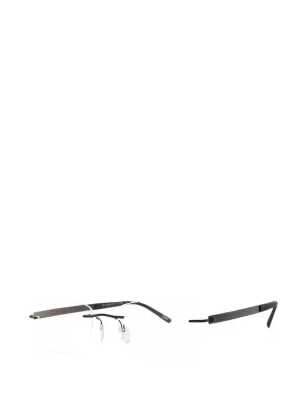 SILHOUETTE Titan Impressions Rectangle Eyeglasses - White