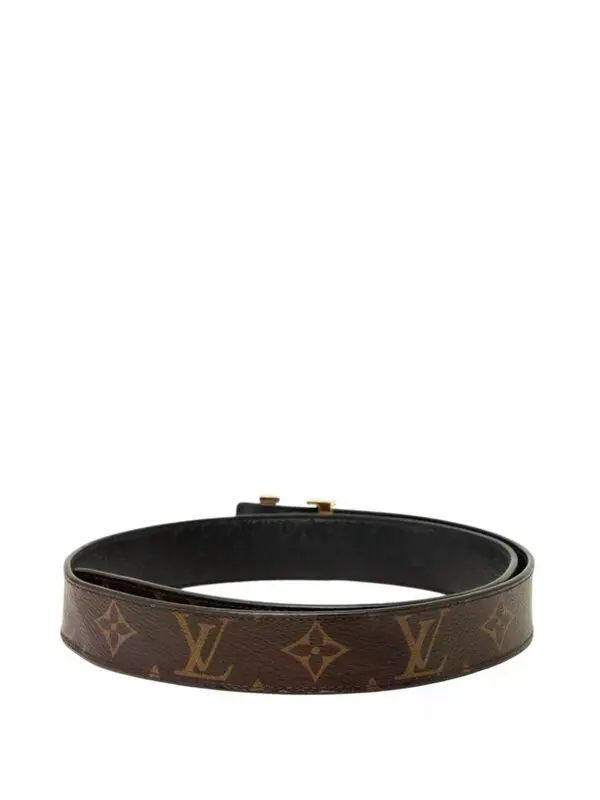 LOUIS VUITTON 2021 Monogram Initiales Reversible Belt