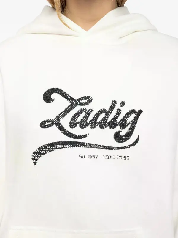 Zadig&Voltaire Stras-embellished Graphic Hoodie