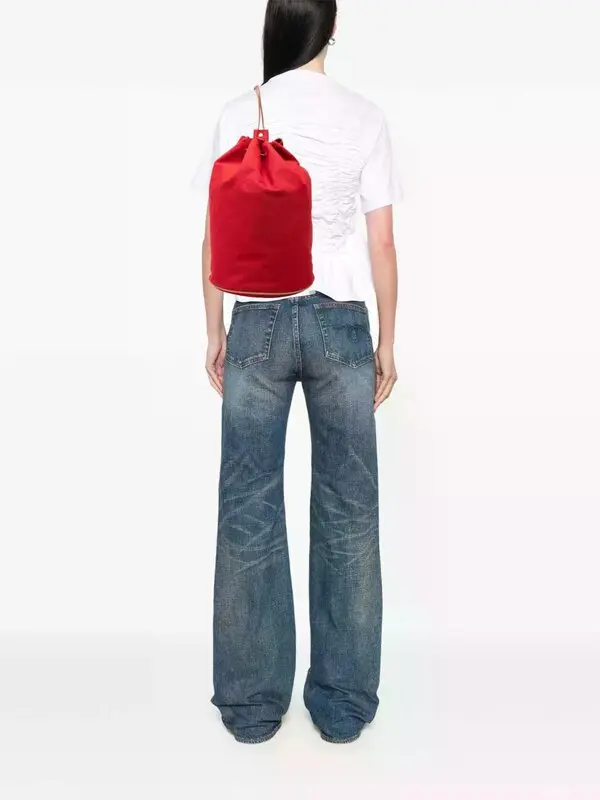 Hermès 20th Century Toile Polochon Mimile Backpack