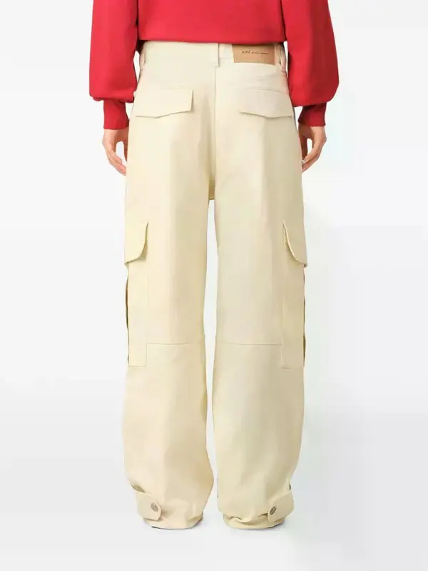 AMI Paris Baggy-fit Cargo Cotton Trousers