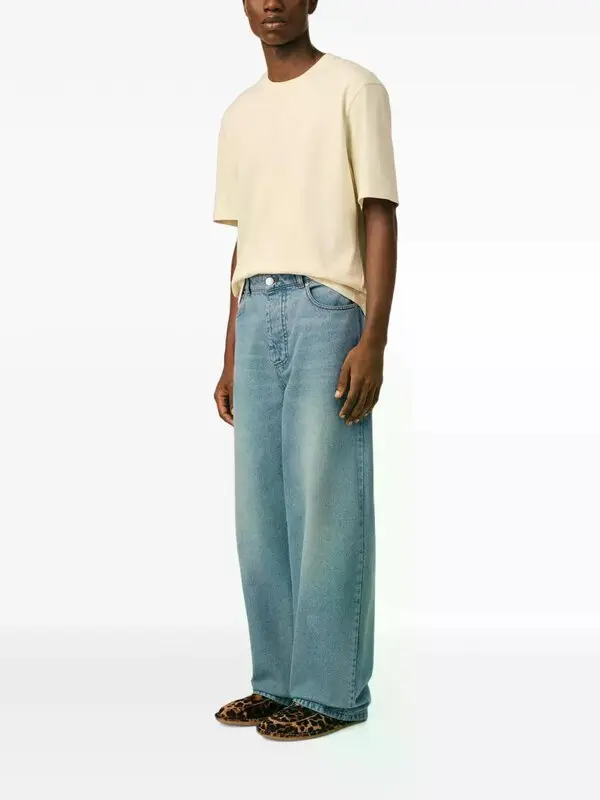 AMI Paris Baggy-fit Cotton Jeans