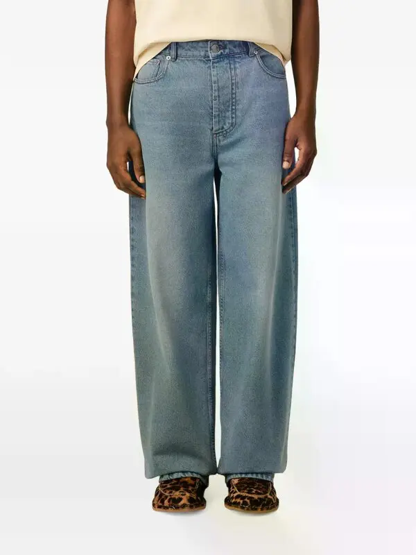 AMI Paris Baggy-fit Cotton Jeans
