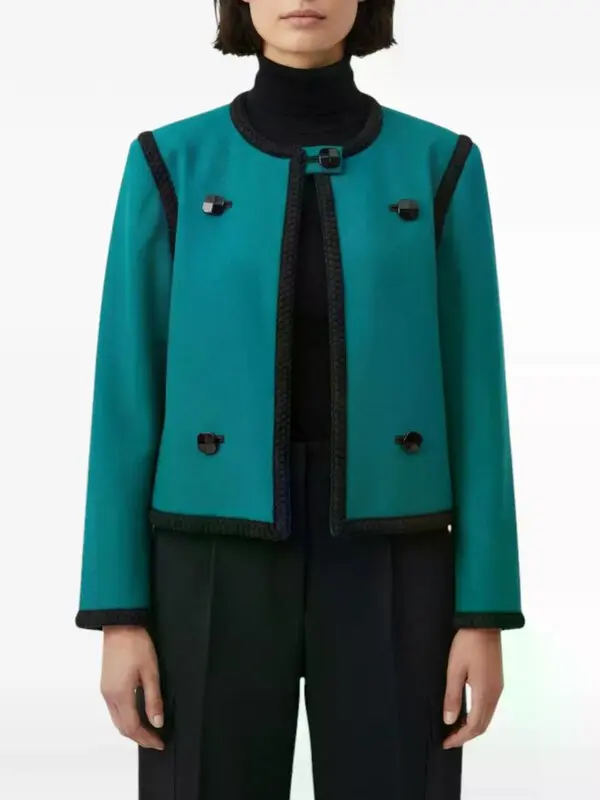 Saint Laurent Braided-trim Jacket