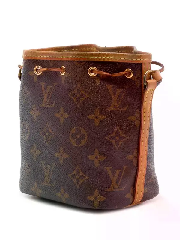 LOUIS VUITTON 2018 Monogram Nano Noe Bucket Bag