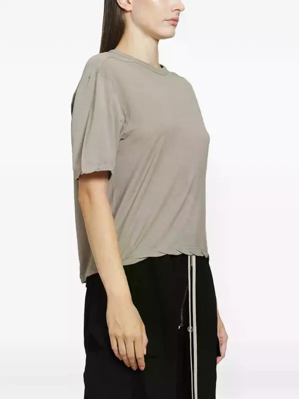 Rick Owens Raw-edge T-shirt - Neutrals