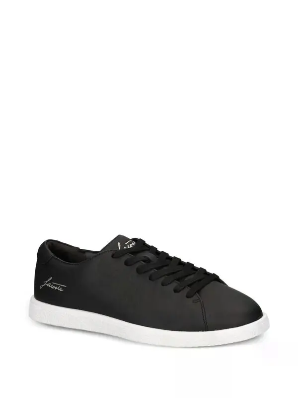 Lacoste Leather Logo Print Sneakers
