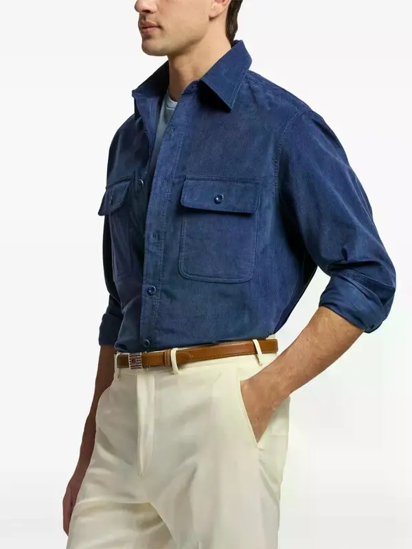 Ralph Lauren Purple Label Fine-wale Corduroy Shirt