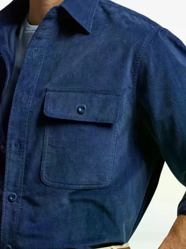 Ralph Lauren Purple Label Fine-wale Corduroy Shirt
