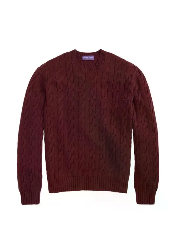 Ralph Lauren Purple Label Cable-knit Cashmere Sweater