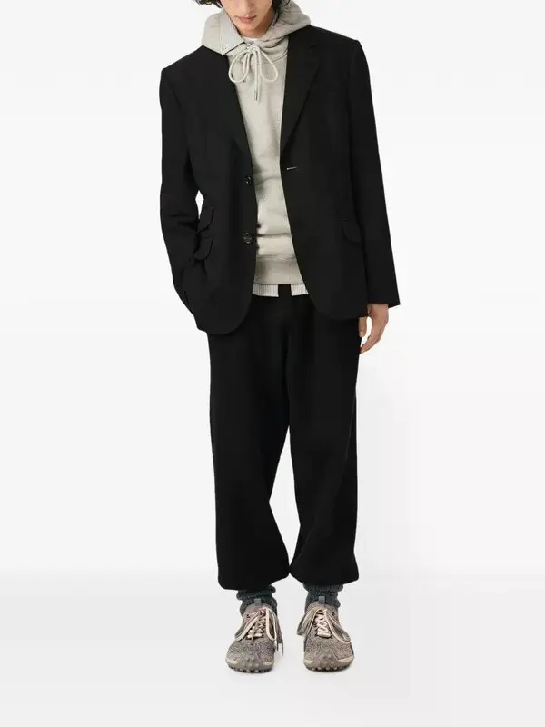 AMI Paris Single Breasted Straight-fit Wool Blazer