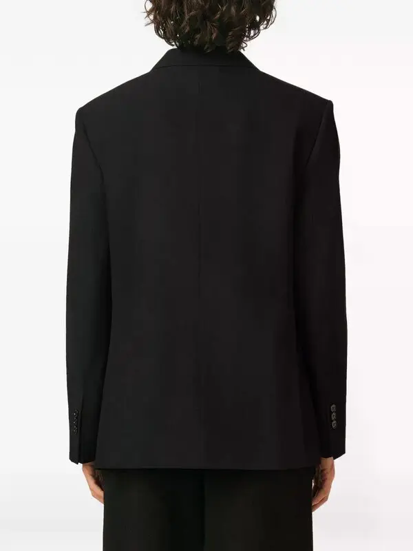 AMI Paris Single Breasted Straight-fit Wool Blazer