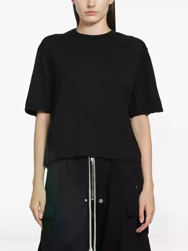 Rick Owens Raw-cut Short-sleeve T-shirt - Black