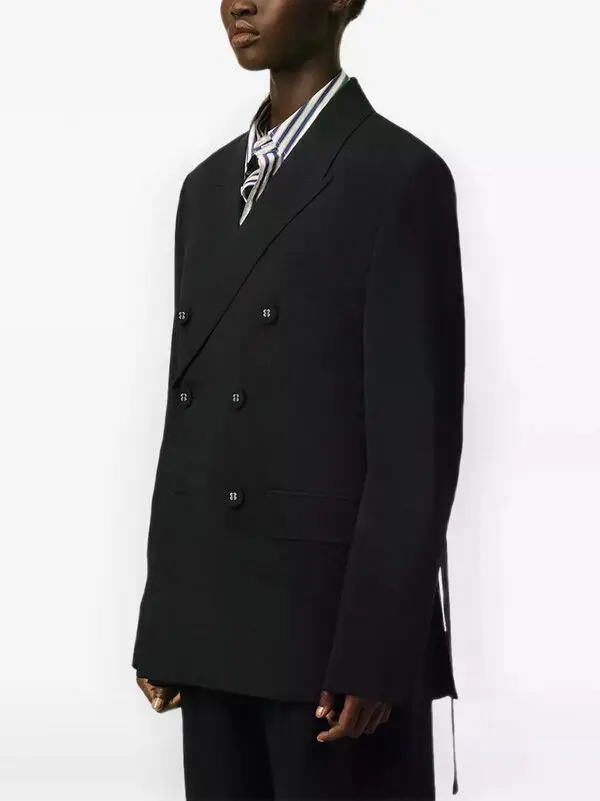 AMI Paris Double Breasted Wool Blazer