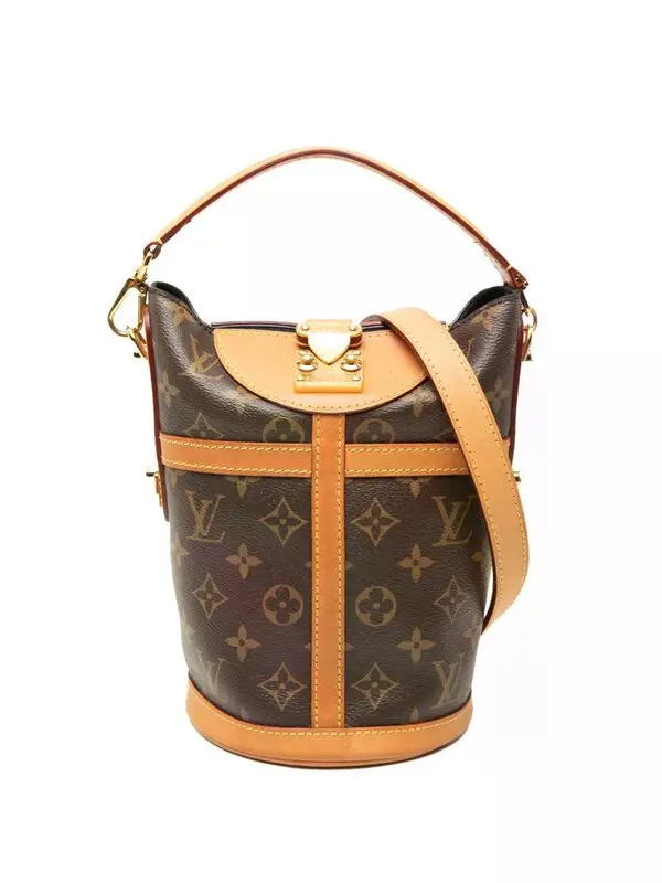 LOUIS VUITTON 2019 Monogram Duffle Bucket Bag - Brown