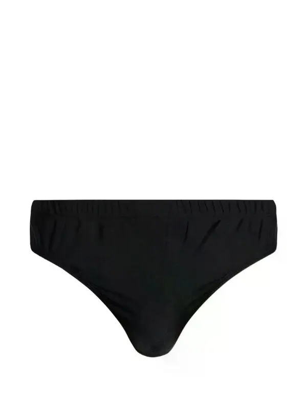 Moschino Logo-print Swim Trunks - Black