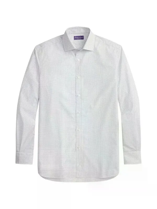 Ralph Lauren Purple Label Check-print Shirt - White