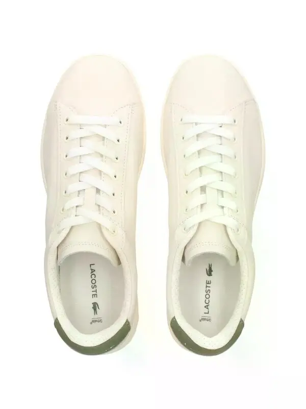 Lacoste Carnaby Leather Sneakers With Logo Detail