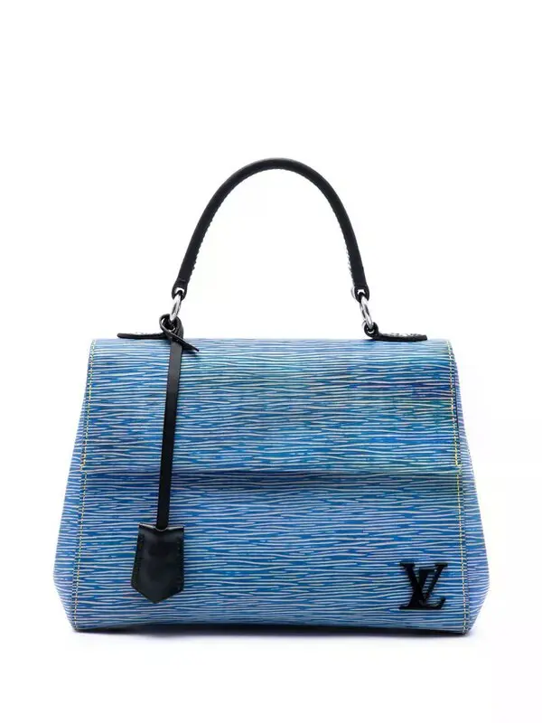 LOUIS VUITTON 2017 Epi Denim Cluny Bb Satchel