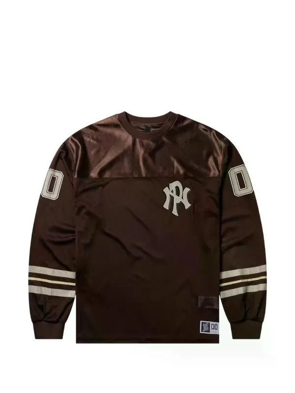 Aries Nyp Sports Poly Ls Long-sleeve T-shirt - Brown