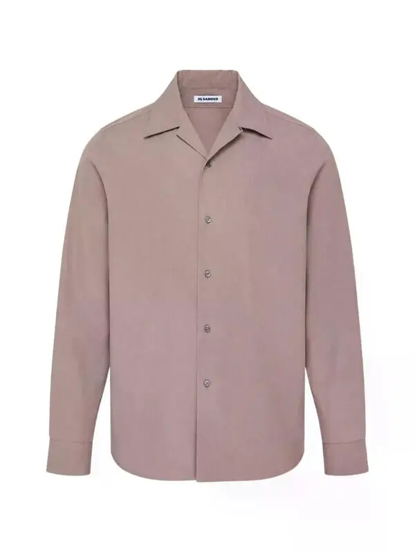 JIL SANDER Spread-collar Long-sleeve Shirt - Neutrals