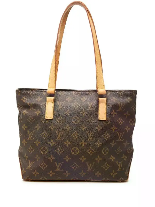 LOUIS VUITTON 2003 Monogram Cabas Piano Tote Bag