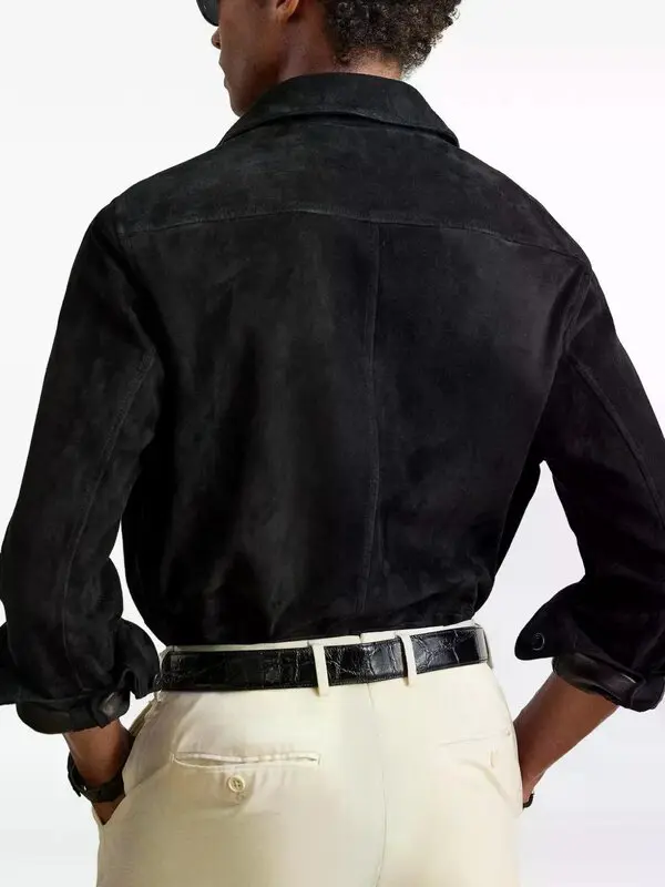 Ralph Lauren Purple Label Suede Cargo Jacket