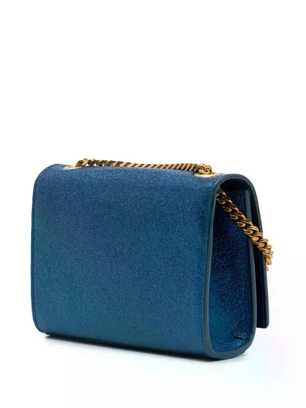 Saint Laurent 2014 Small Metallic Calfskin Classic Monogram Kate Crossbody Bag
