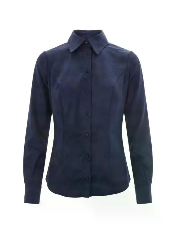 Elisabetta Franchi Snake-effect Long-sleeve Shirt