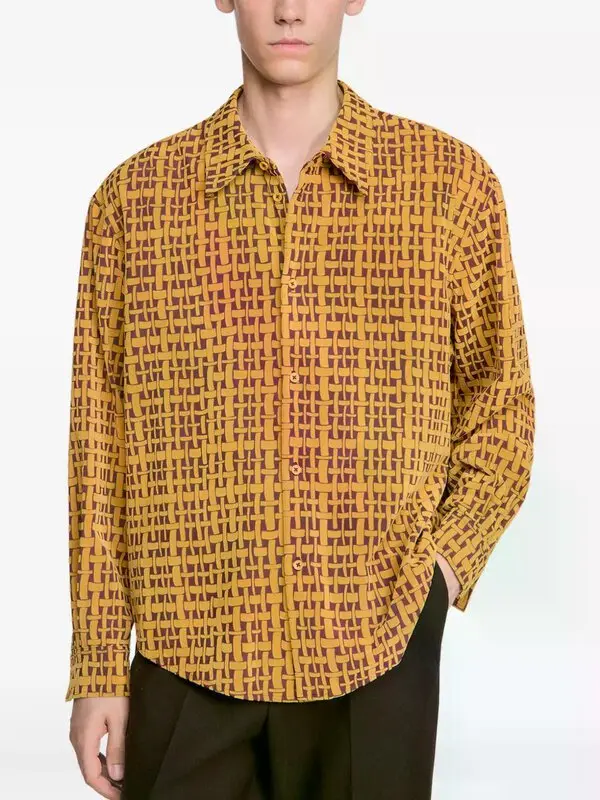 Sandro Shirt With Velvet Flocking