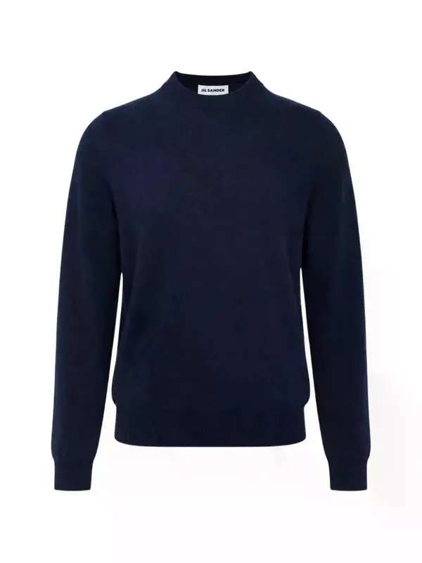 JIL SANDER Crew-neck Ribbed-trim Sweater
