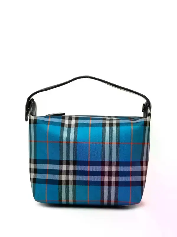 Burberry 2000-2017 Mini House Check Canvas Handbag - Blue