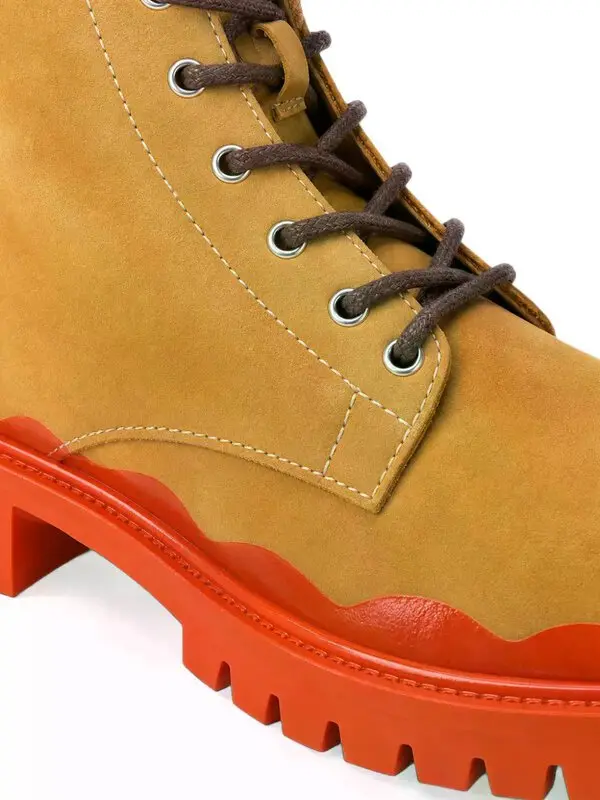 Philipp Plein Nabuk Lace-up Boots Immersed