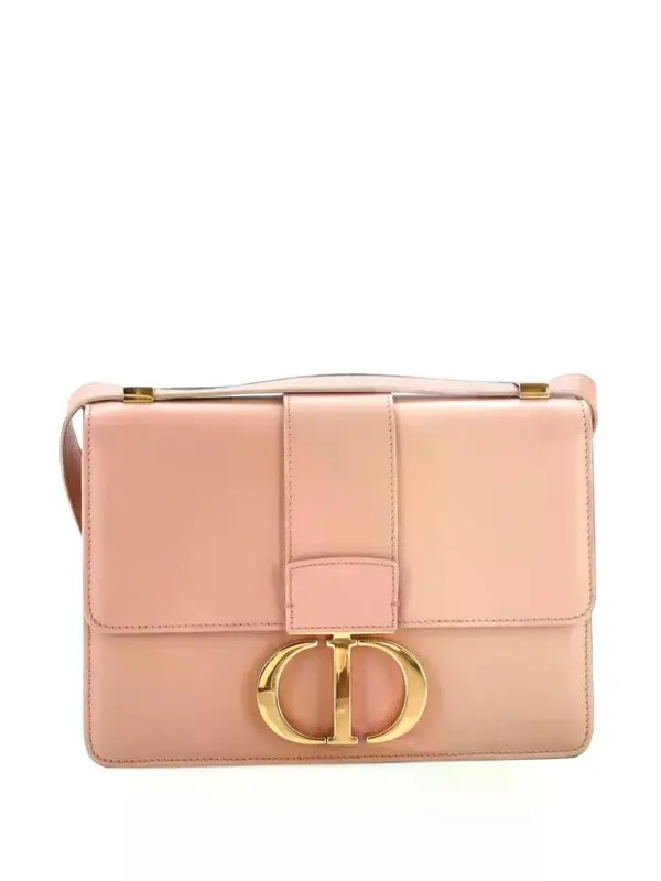 Dior 30 Montaigne Flap Bag Leather Shoulder Bag - Neutrals