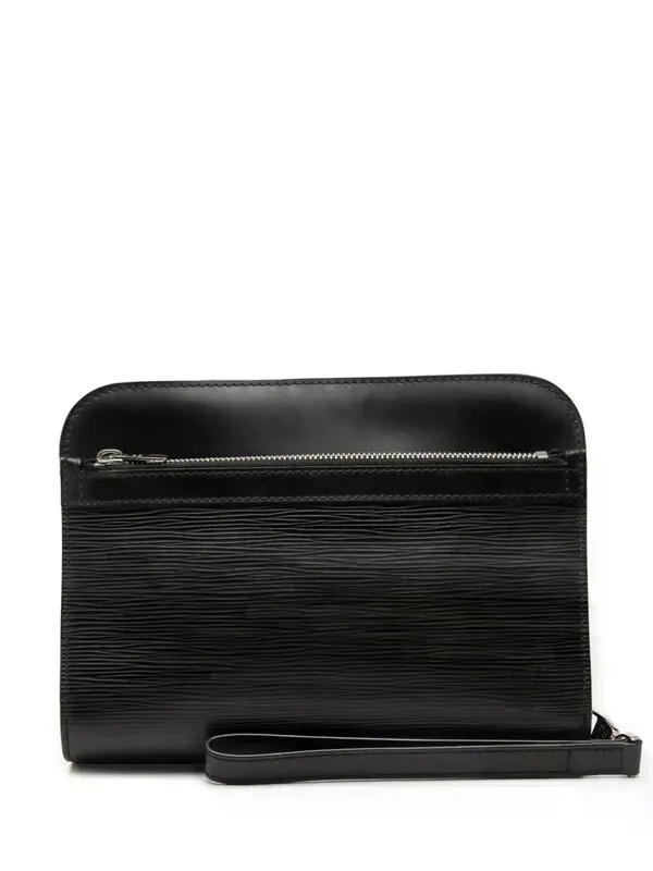 LOUIS VUITTON 2011 Epi Pochette Hoche Clutch Bag - Black