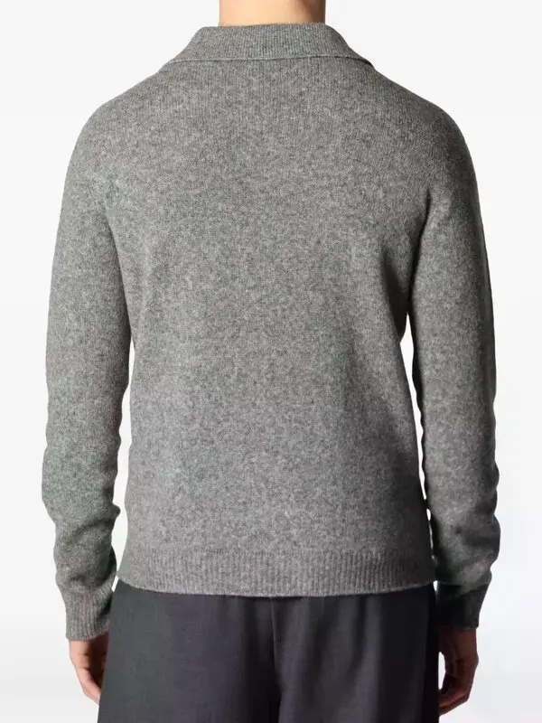 ROBERTO COLLINA Collared Long-sleeve Sweater