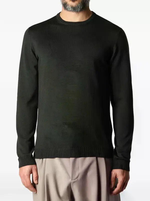ROBERTO COLLINA Crew-neck Sweater - Black