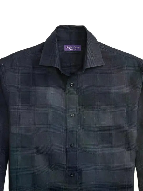 Ralph Lauren Purple Label Glen Plaid Shirt