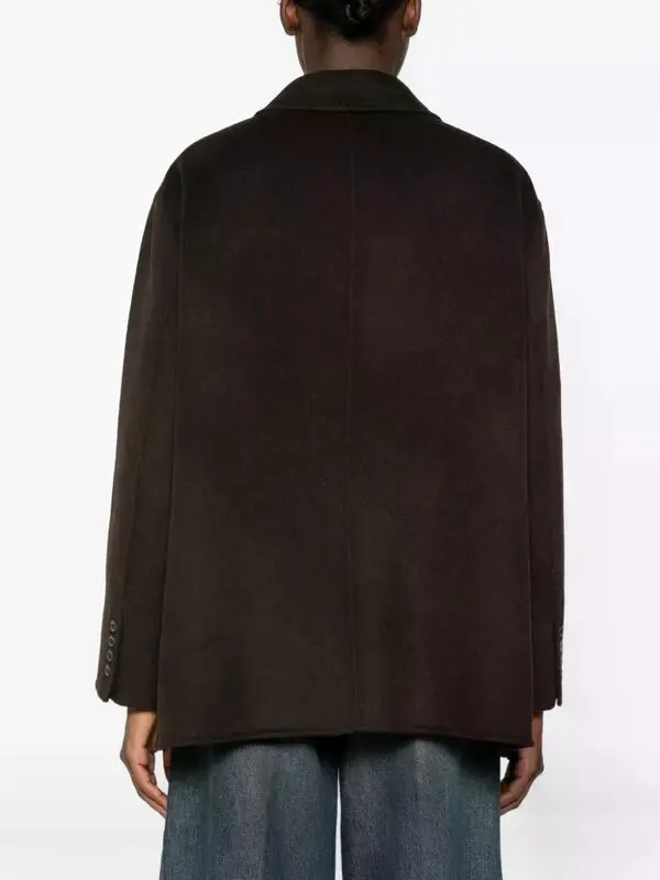 VICOLO Notched-lapel Single-breasted Coat