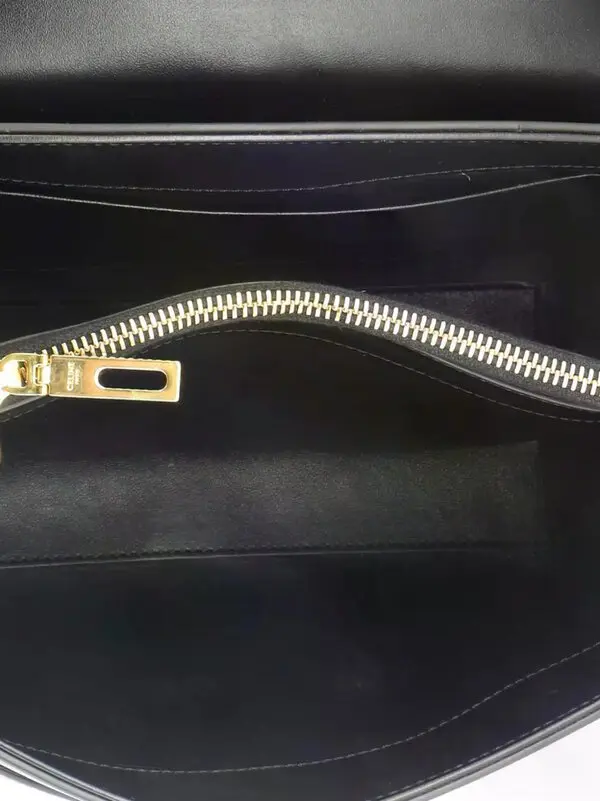 Celine 16 Top Handle Bag Smooth Calfskin Small Satchel - Black
