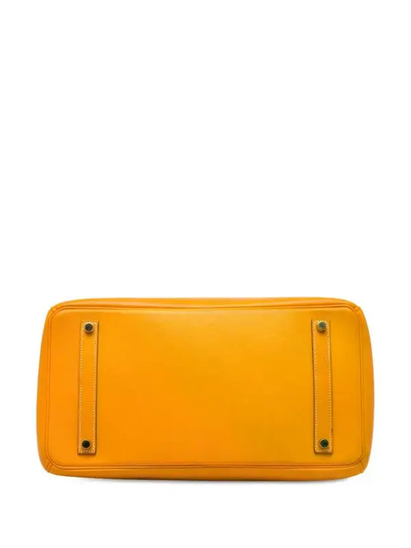 Hermès 1997-2014 Epsom Candy Birkin Retourne 35 Handbag