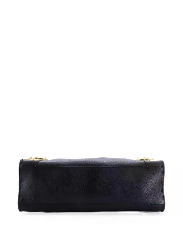 Balenciaga City Classic Metallic Edge Bag Leather Medium Satchel