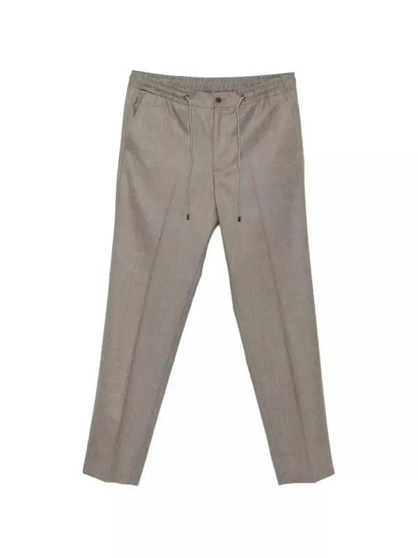 Corneliani Tailored Trousers With Drawstring Waistband - Neutrals