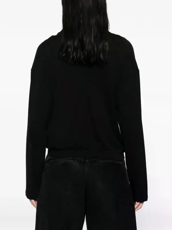 Herno Fine Knit Cowl Neck Sweater