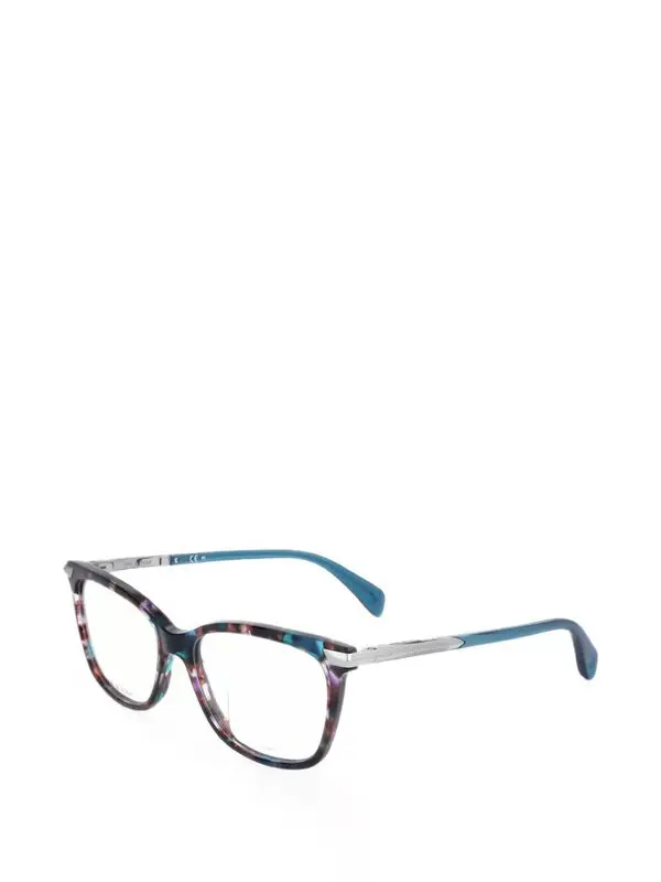 Rag & Bone Tortoiseshell-effect Rectangle-frame Glasses