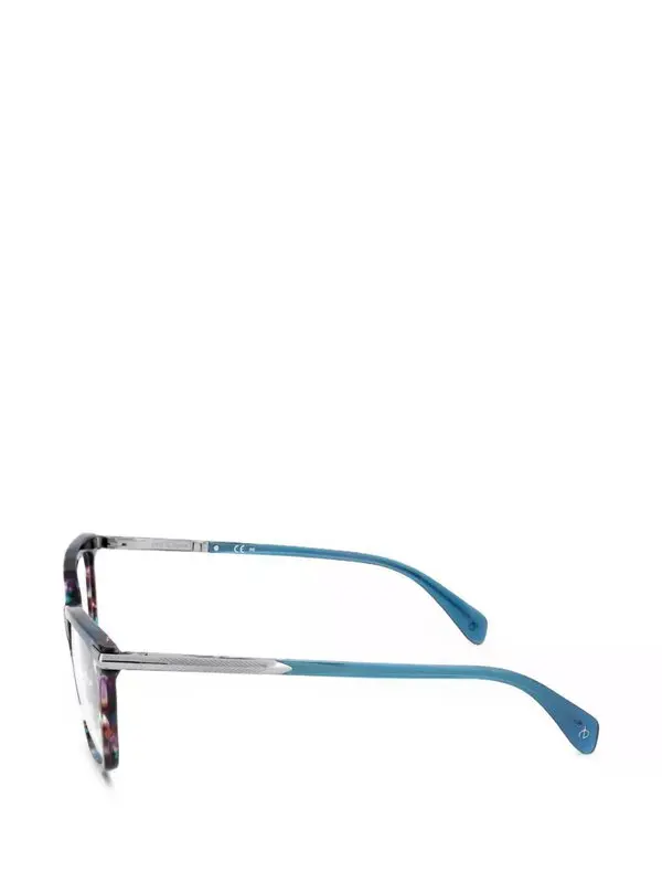 Rag & Bone Tortoiseshell-effect Rectangle-frame Glasses