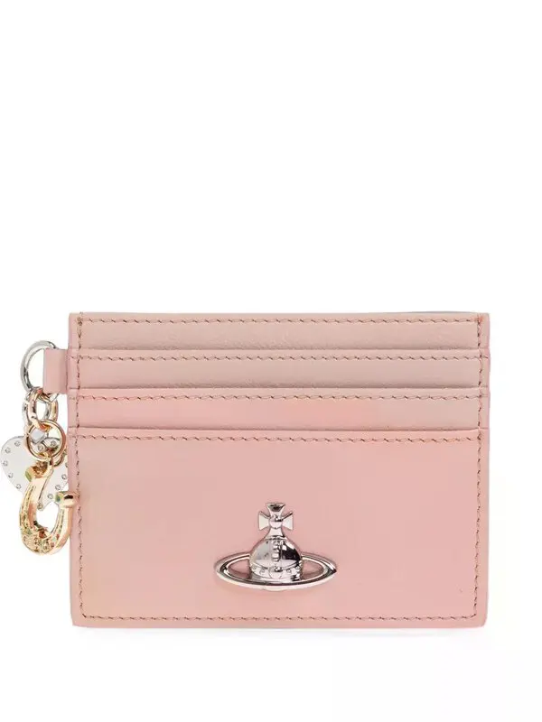 VIVIENNE WESTWOOD Orb-plaque Charm-detail Card Holder - Pink