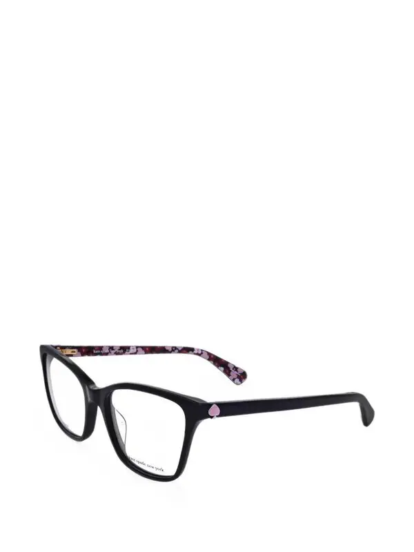 Kate Spade New York Logo Rectangle Frame Eyeglasses - Black