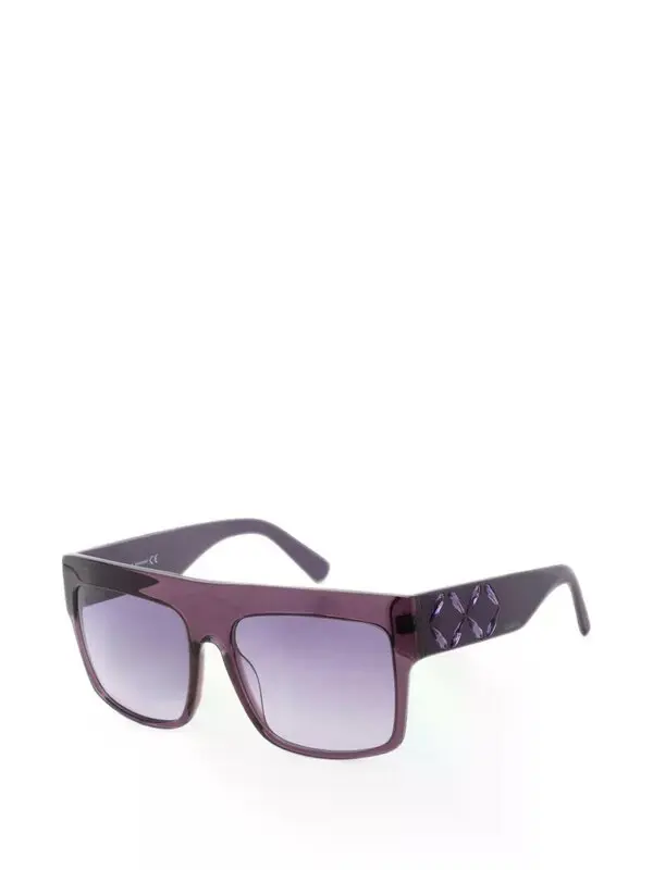 SWAROVSKI Crystal-embellished Square-frame Sunglasses
